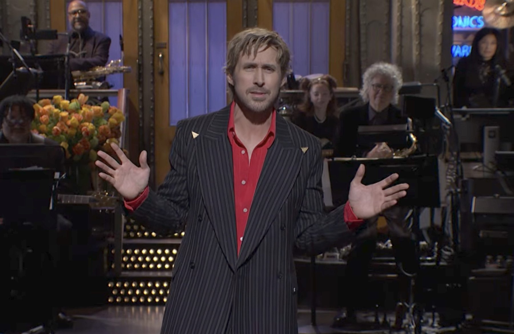 Ryan Gosling Brings Back Barbie Song With Harry Styles on SNL | Us Weekly