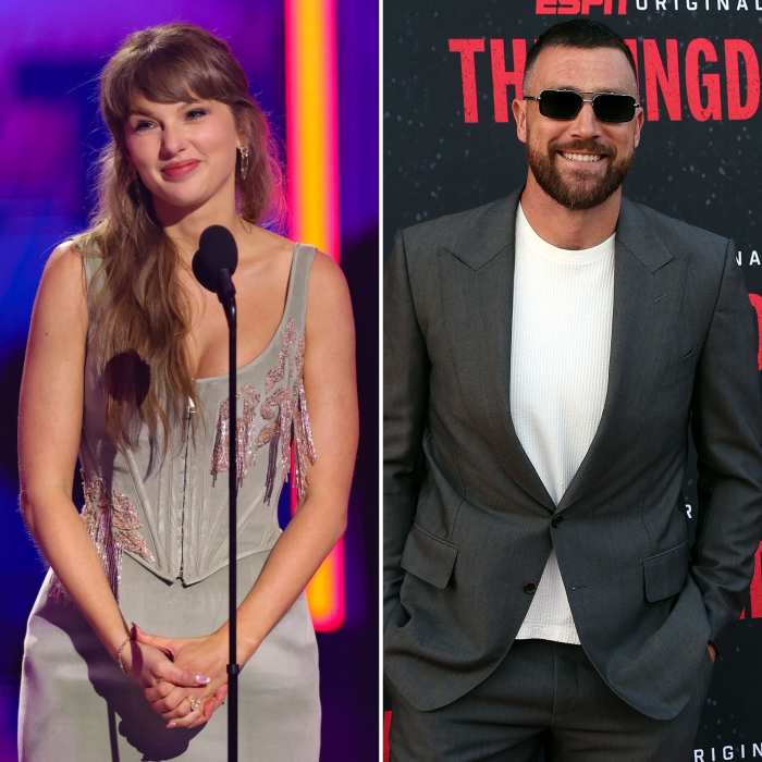 Momentos de Taylor y Travis en los iHeartRadio Music Awards 2026