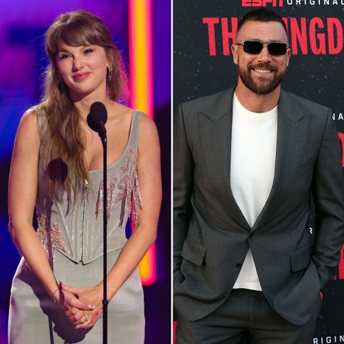 Momentos de Taylor y Travis en los iHeartRadio Music Awards 2026
