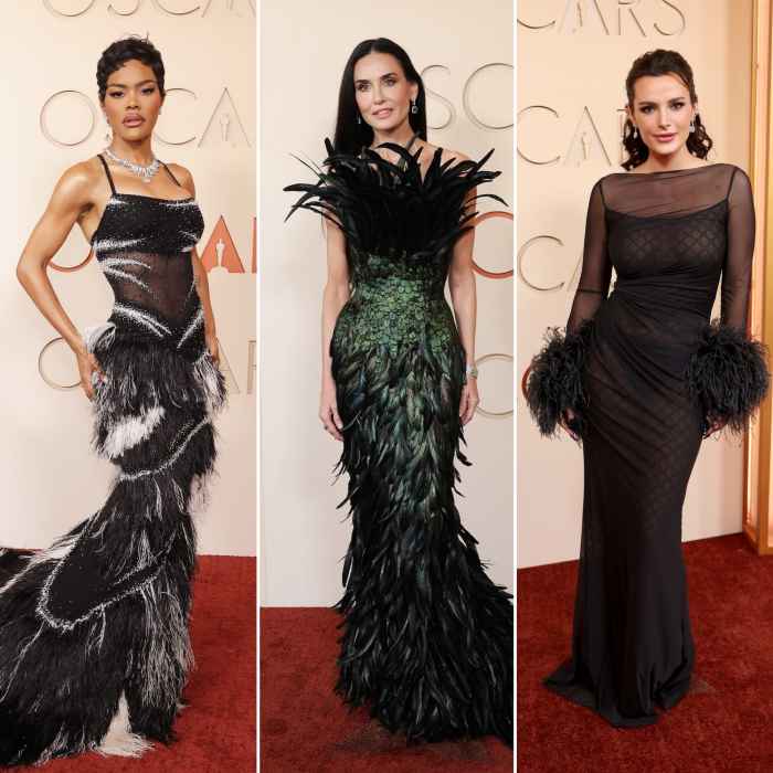 2026 Oscars Fashion Trends: Feathered Gowns and Green Dresses