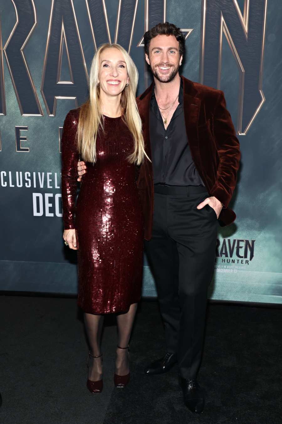 Aaron Taylor-Johnson and Wife Sam Makeout on Rare London Outing