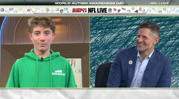 Dan Orlovsky Cries During Son Madden’s NFL Live Appearance