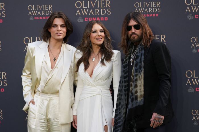 Billy Ray Cyrus and Elizabeth Hurley Wow at 2026 Oliviers
