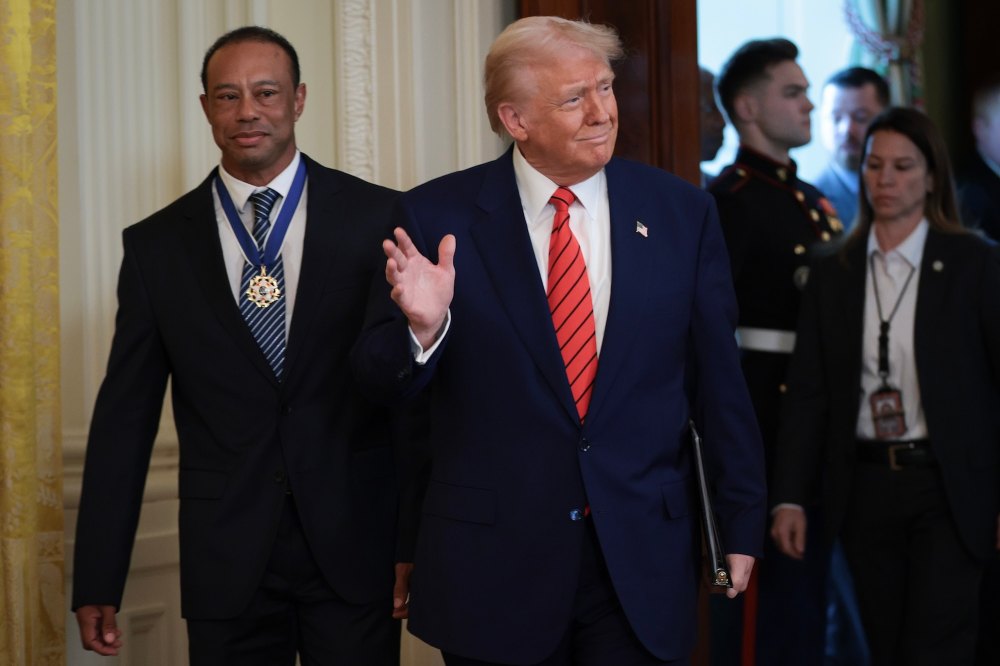 Tiger Woods Appeared to Call President Trump After DUI Crash