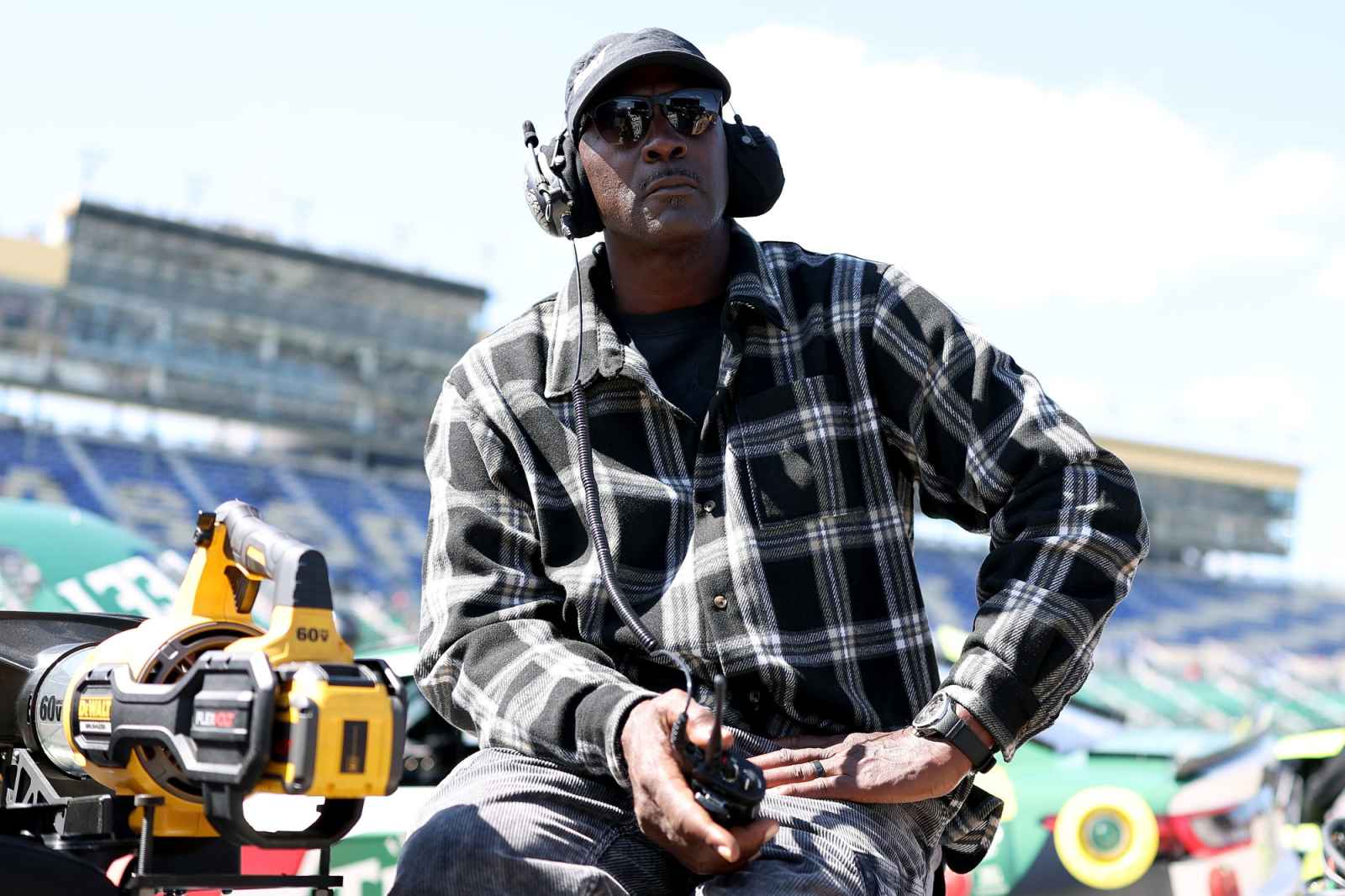 Michael Jordan Goes Viral for Trolling, Kissing Denny Hamlin