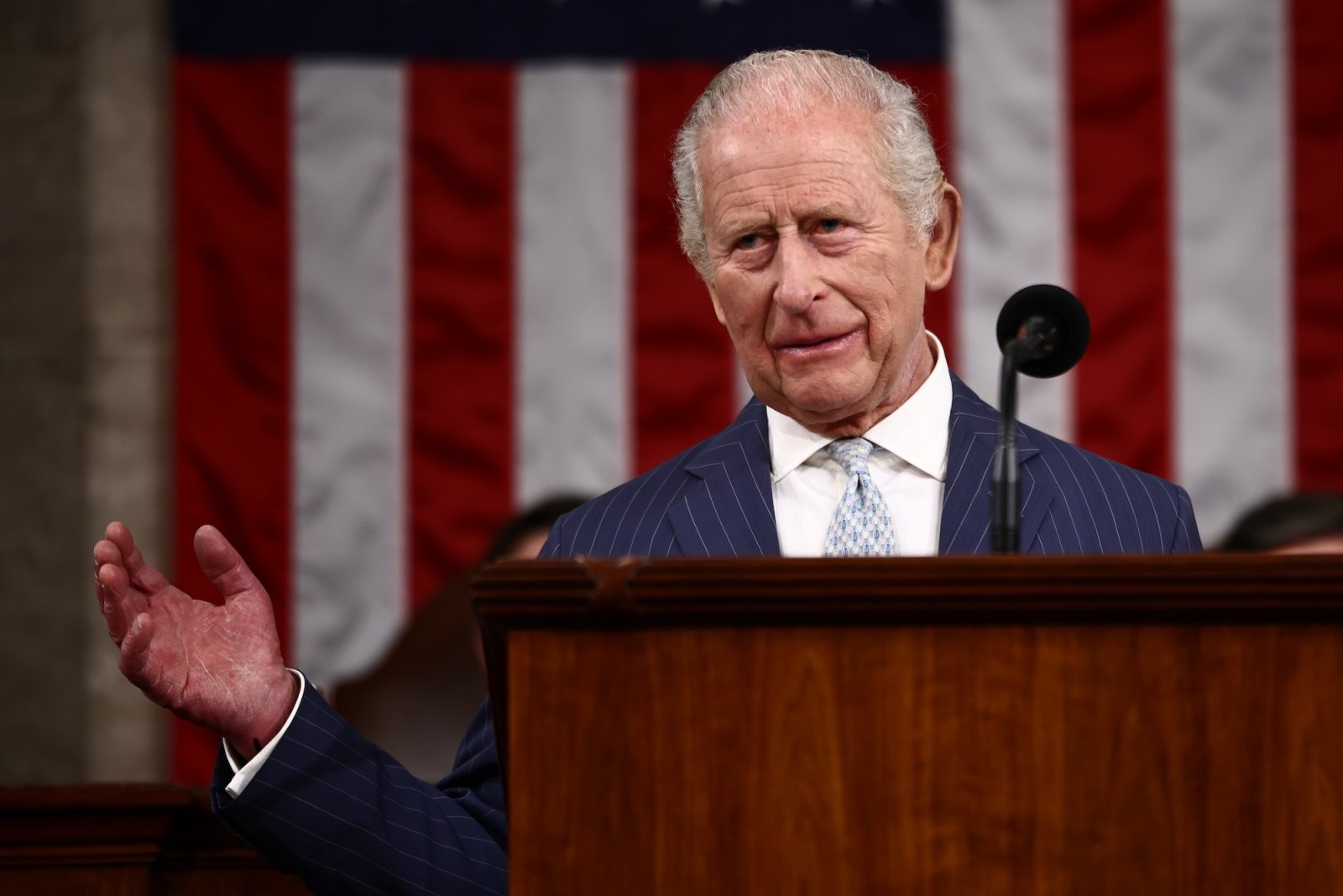 King Charles Doesn't Mention Epstein in Congressional Speech