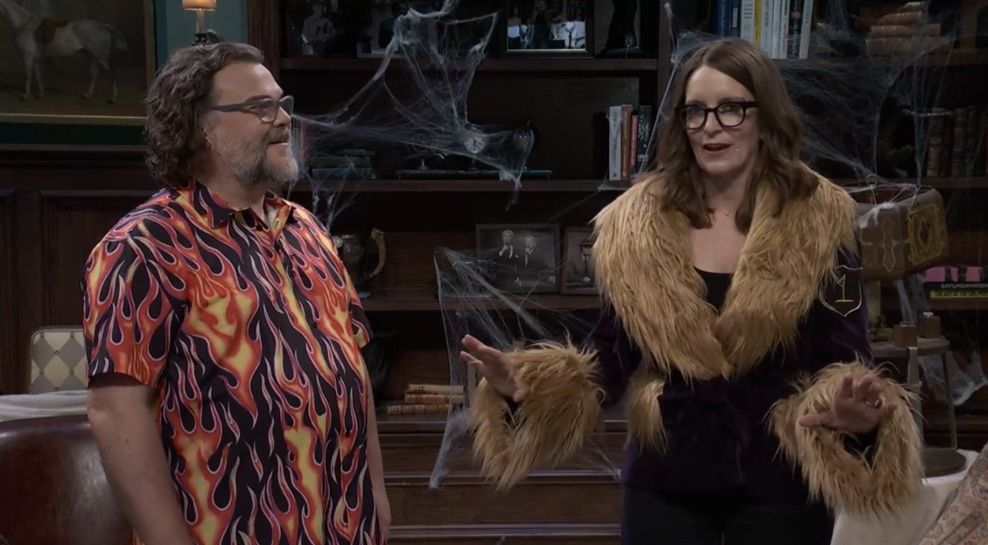 Jonah Hill and Tina Fey Crash Jack Black’s SNL Sketch