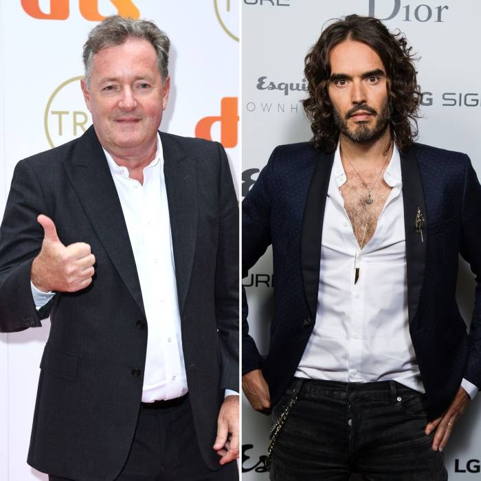 Piers Morgan Says Russell Brand Was Inappropriately Tactile