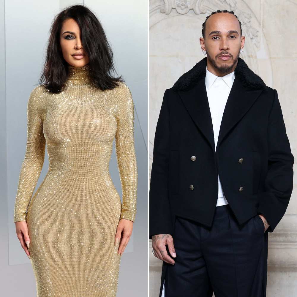 Kim Kardashian Shares Rare Glimpse of Lewis Hamilton