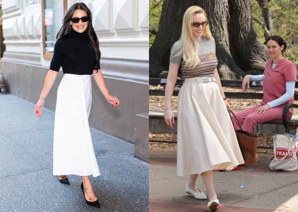 Copy Taylor Swift and Meghan Markle With a Long White Skirt
