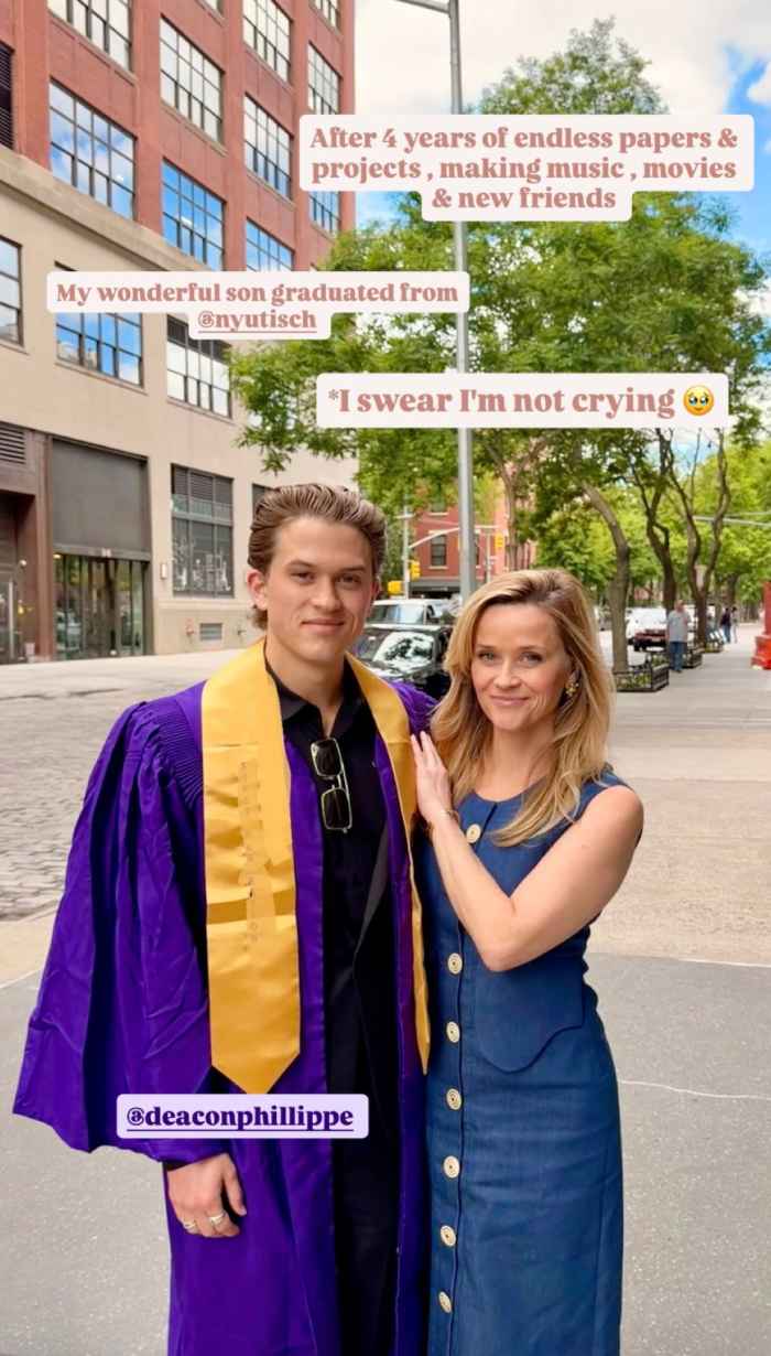 Reese Witherspoon, Ryan Phillippe Reunite at Son's Graduation
