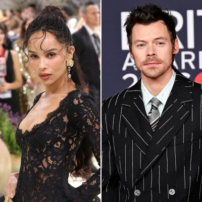 Zoe Kravitz Seen at Harry Styles' Concert Amid Engagement