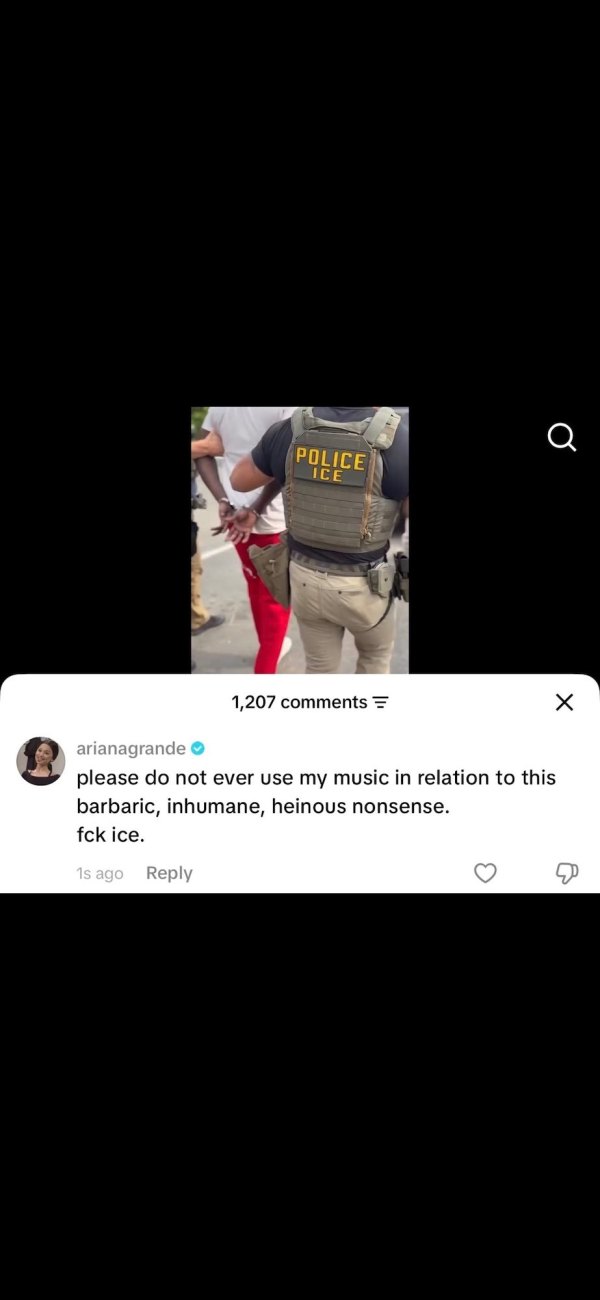 White House Removes Ariana Grande From Pro-ICE Video