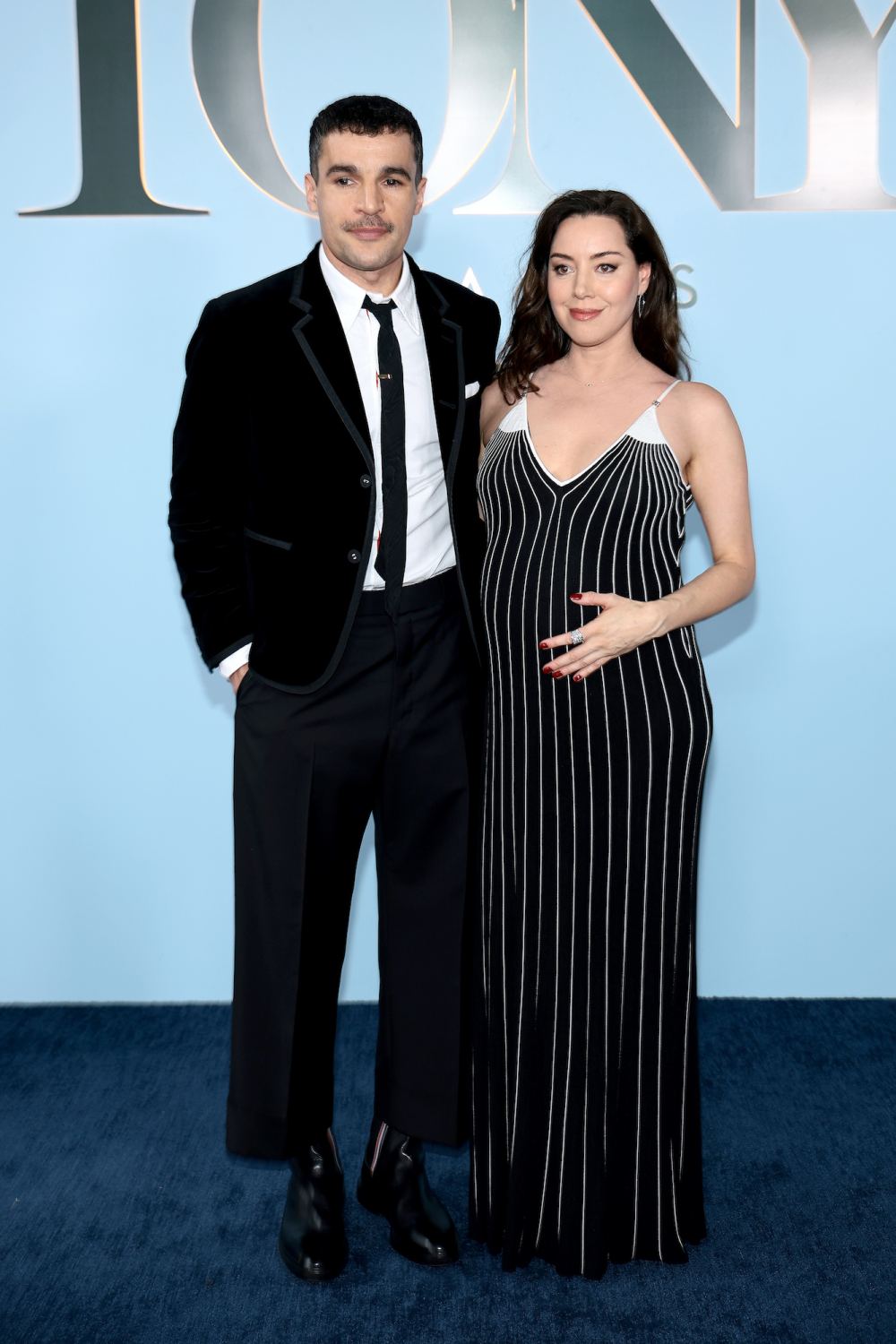 Aubrey Plaza Supports Chris Abbott at Tony Awards 2026