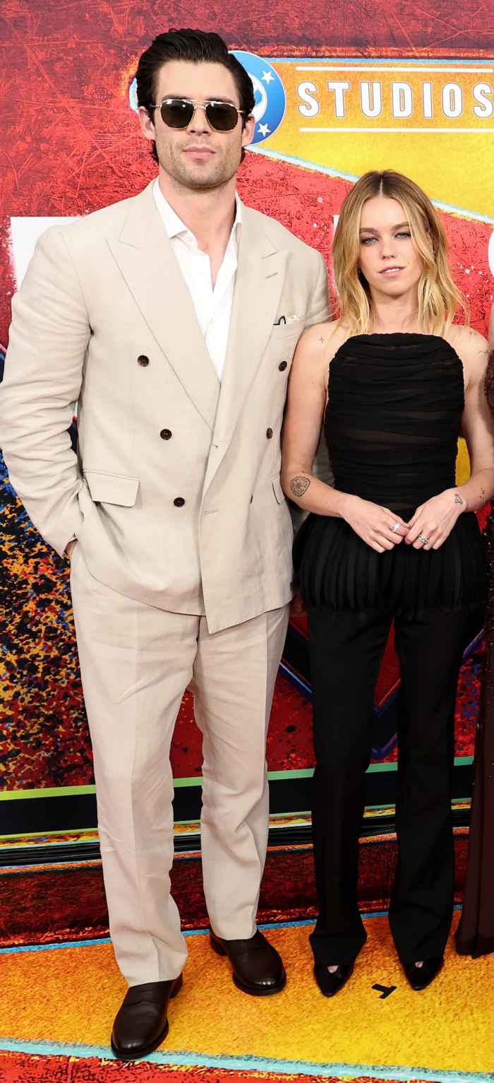 David Corenswet Protects Milly Alcock From Photographer