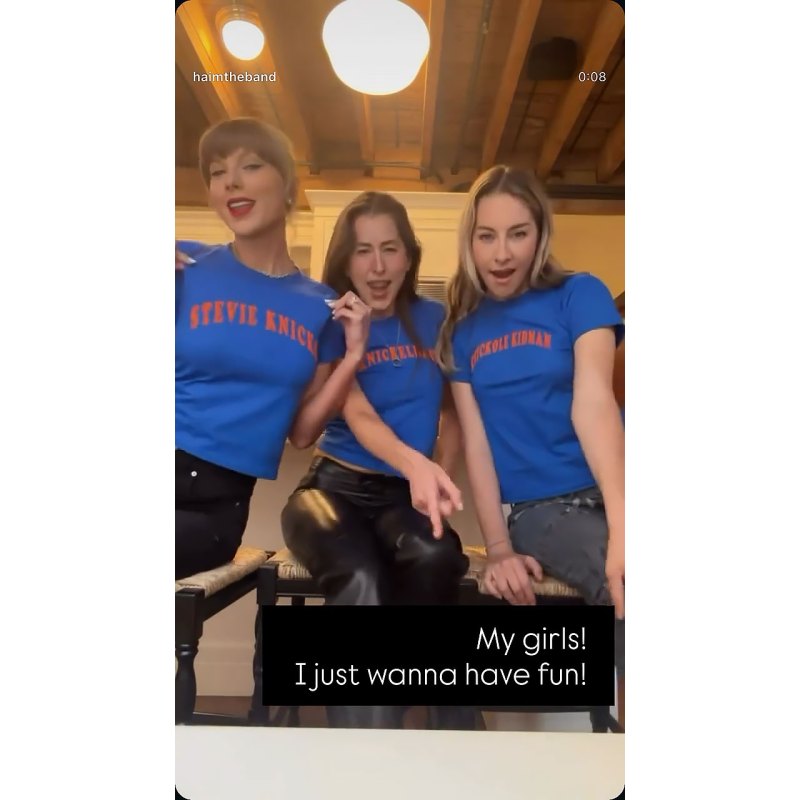 Nicole Kidman Reacts to Taylor Swift, Haim Sisters' Knicks Shirts