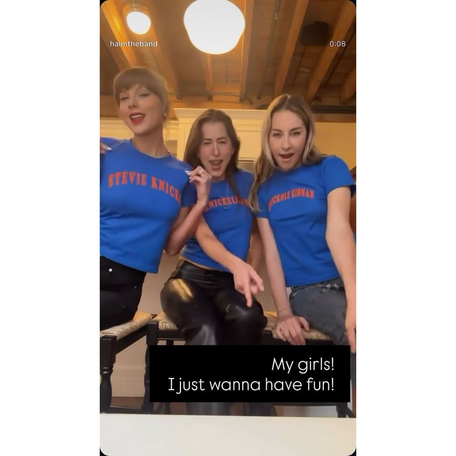 Nicole Kidman Reacts to Taylor Swift, Haim Sisters' Knicks Shirts