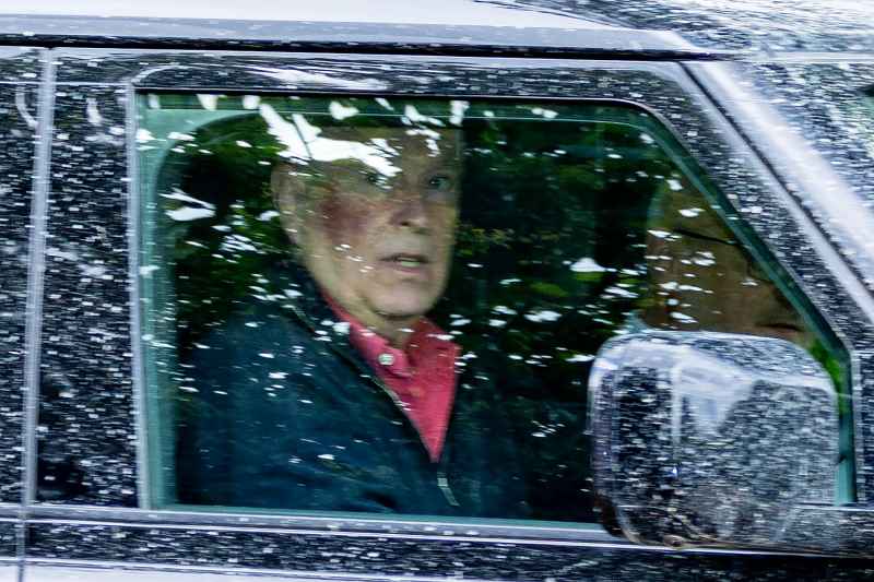 Prince Andrew Spotted With Bruise on Face During Rare Outing