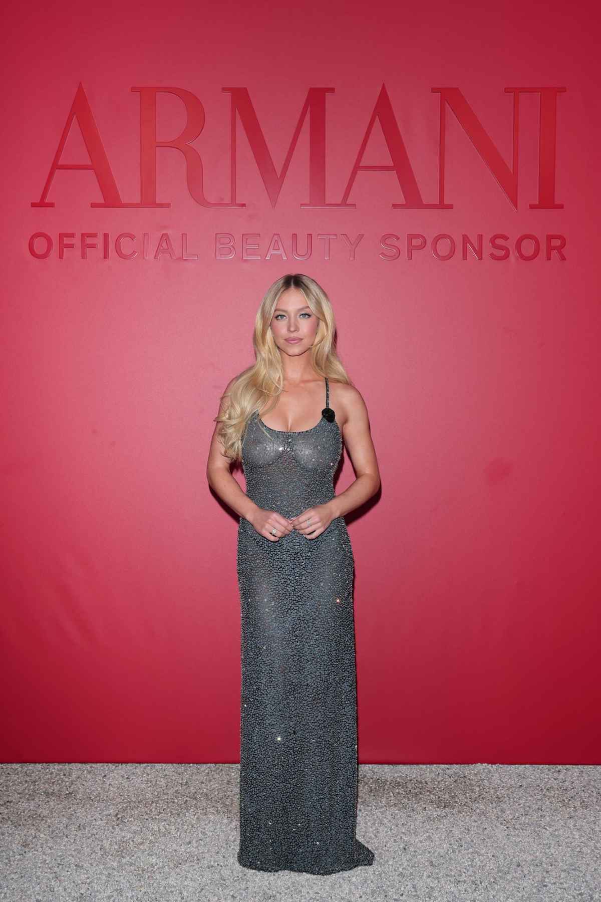 Sydney Sweeney Goes Braless Underneath A Sheer Dress