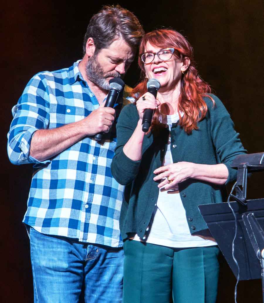 Nick Offerman and Megan ­Mullally Dish on Oral Sex, Marriage | Us Weekly