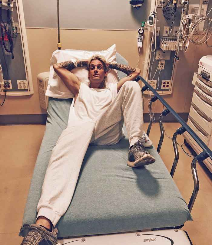 Aaron Carter Hospitalized After Being Body-Shamed by Fans | Us Weekly