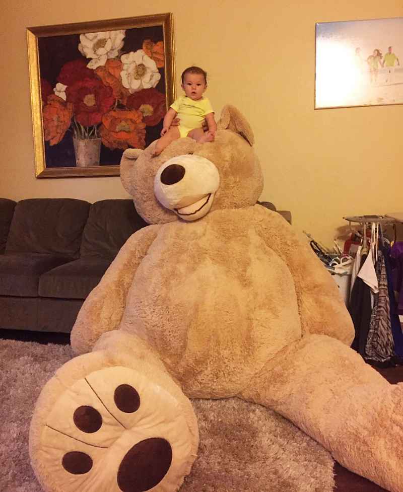 Twitter Is Losing It Over This Baby and Her Big Teddy Bear | Us Weekly