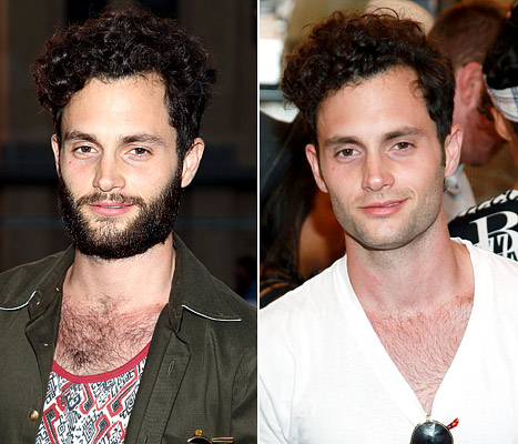 PIC: Penn Badgley Finally Shaves Off His Beard - Us Weekly