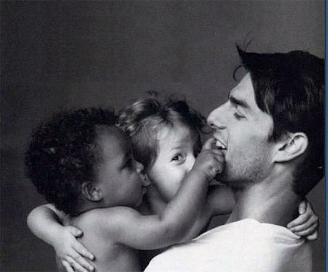 Connor Cruise Shares Sweet Baby Photo With Dad Tom, Sister Isabella ...