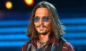 Johnny Depp Sports Orange Tan at 2013 Grammys: Picture - Us Weekly