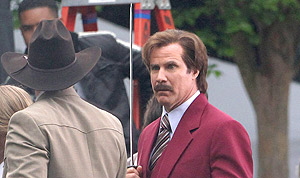 Anchorman 2 Films Epic Battle Scene Featuring Tina Fey, Amy Poehler ...