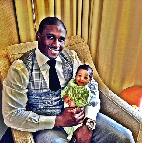 Reggie Bush Baby Photo: Kim Kardashian's Ex Introduces Briseis