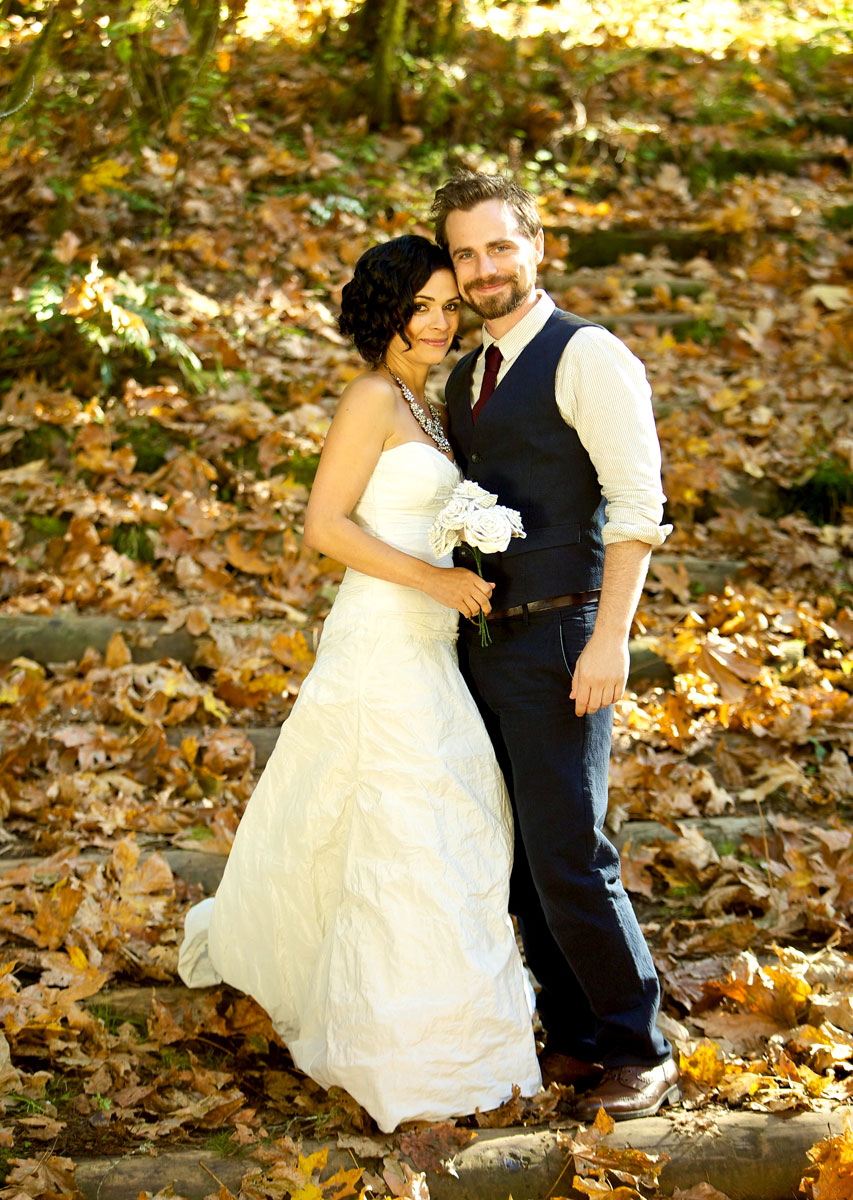 Rider Strong Marries Alexandra Barreto: Dress Reveal in Wedding Portra