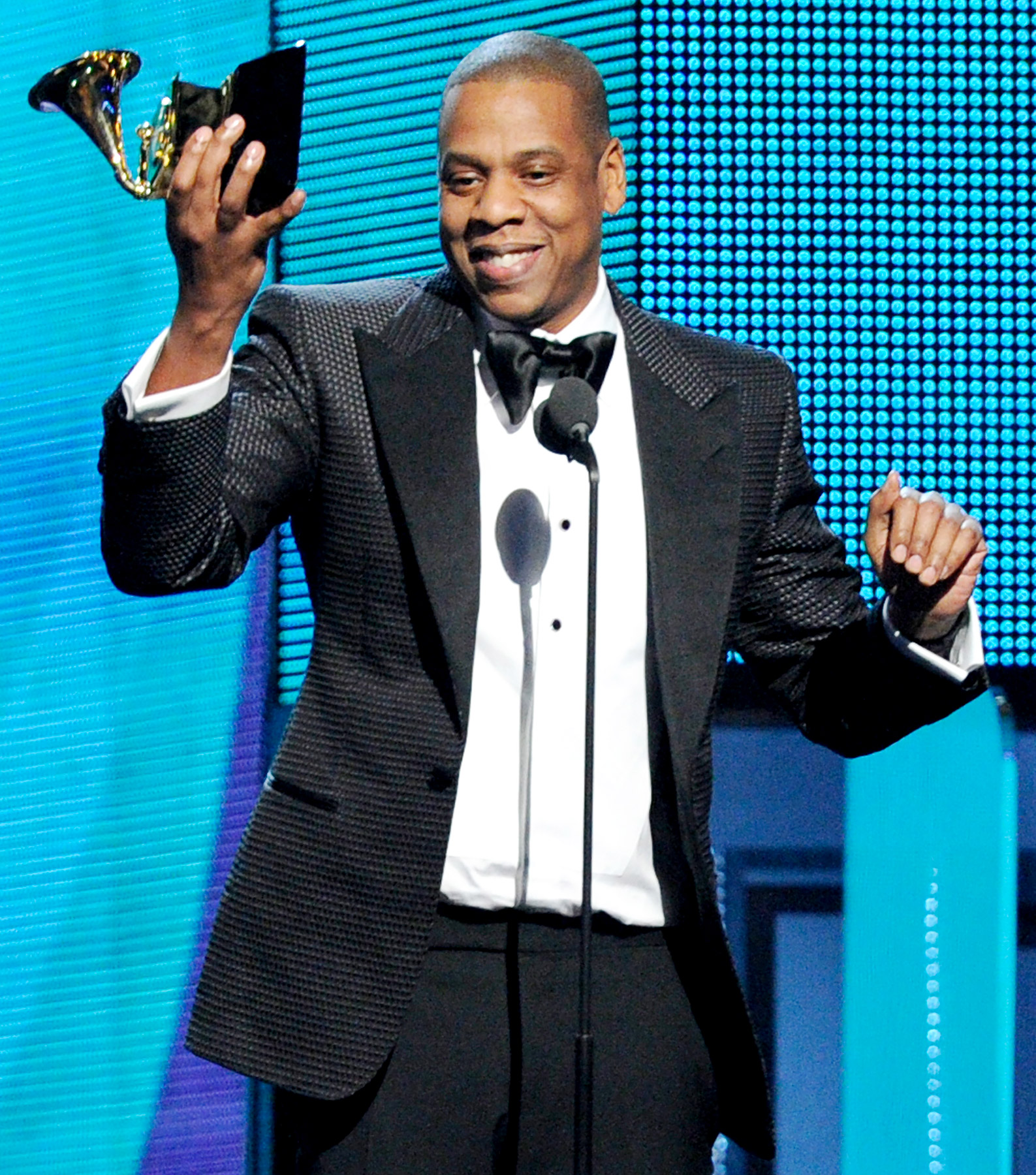 Jay Z Thanks God For "Beautiful Light" Beyonce While Accepting Grammy