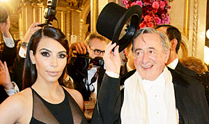 Kim Kardashian Vienna Ball Date Ruined by Man in Blackface