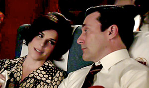Neve Campbell on Mad Men: Gets Retro Makeover on Season 7 Premiere