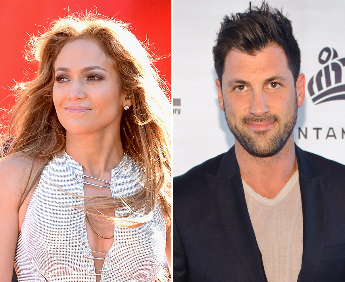 Jennifer Lopez Enjoys Flirty Night Out With Maksim Chmerkovskiy