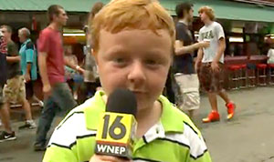 "Apparently" Kid Noah Ritter Owns TV Interview at County Fair
