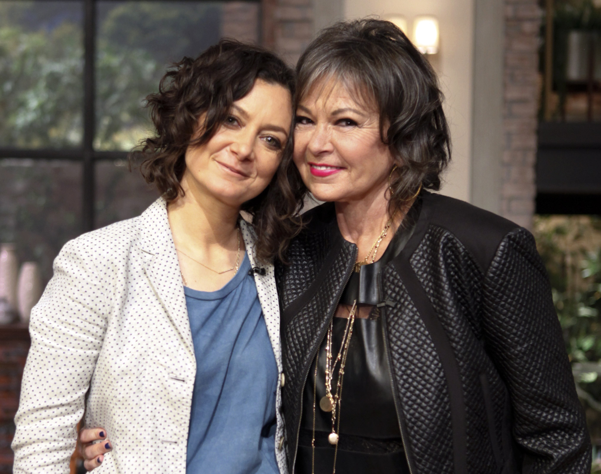 Roseanne Barr, Sara Gilbert Reunite, Reminisce About George Clooney