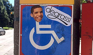 Drake's Face Plastered On Wheelchair Signs In Toronto: Meme Explained