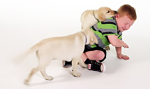 Apparently Kid Noah Ritter in First TV Commercial, Plays With Puppies