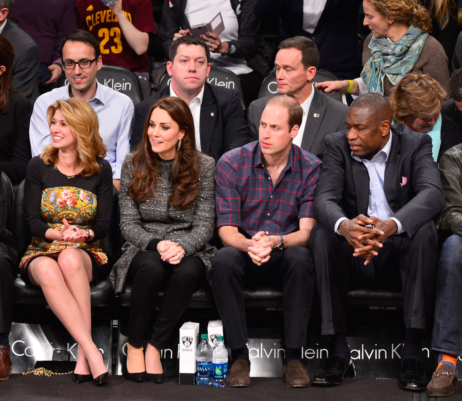 Kate Middleton, Prince William Meet Beyonce, Jay Z at NBA Game: Photos