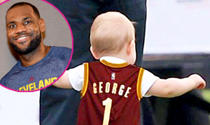 LeBron James Photoshops Gifted Jersey on Prince George: Photo