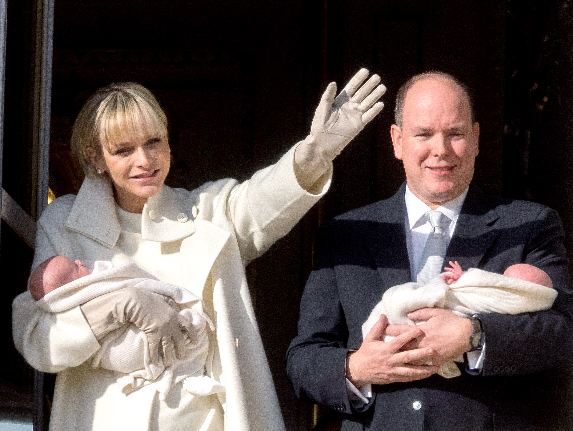Princess Charlene of Monaco, Albert II Debut Twin Babies: Cute Photos