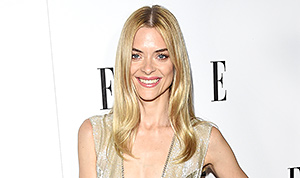 Jaime King Looks Super Slim in Plunging Dress, Dishes on Taylor Swift