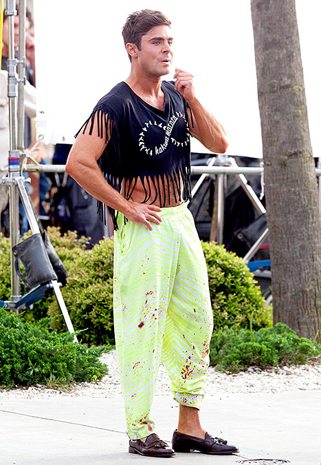 Zac Efron Goes Nearly Nude in Tight Briefs, Plus See His Crop Top!
