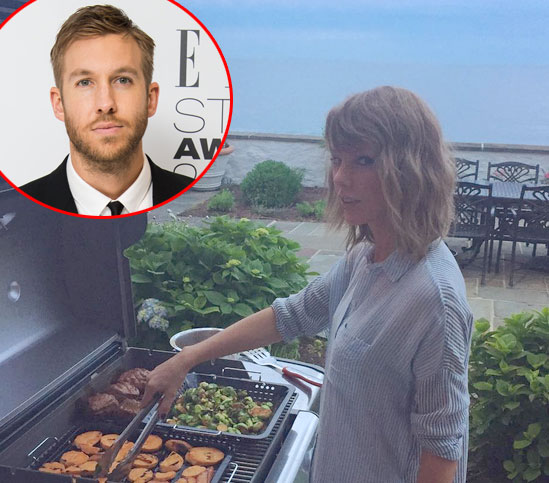Taylor Swift, Calvin Harris Get Ready for Rhode Island Party: Pic