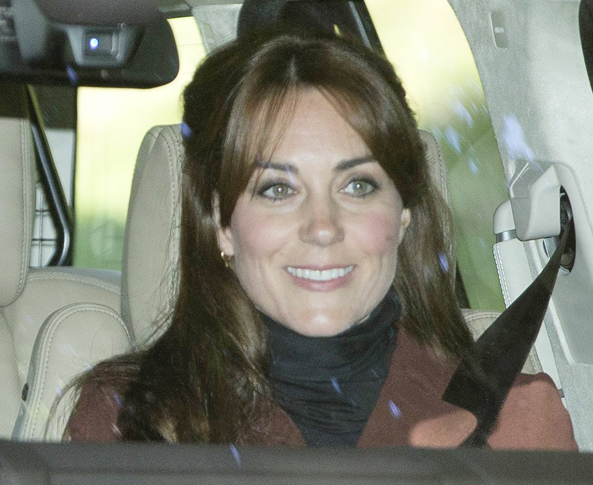 Kate Middleton Debuts Bangs, New Hairstyle, Out to Church: Picture