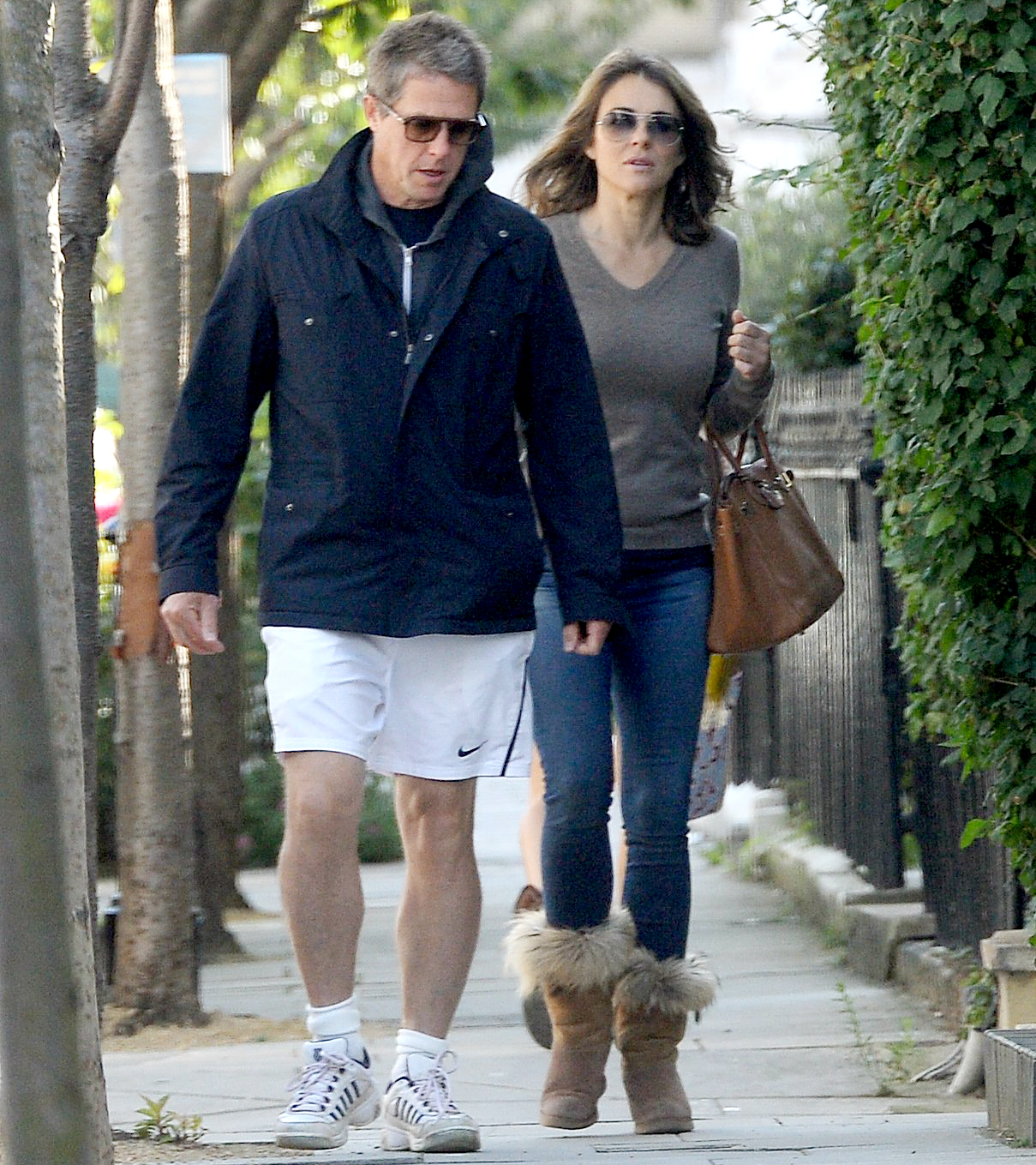 Hugh Grant, Elizabeth Hurley Reunite 15 Years After Their Split: Pics