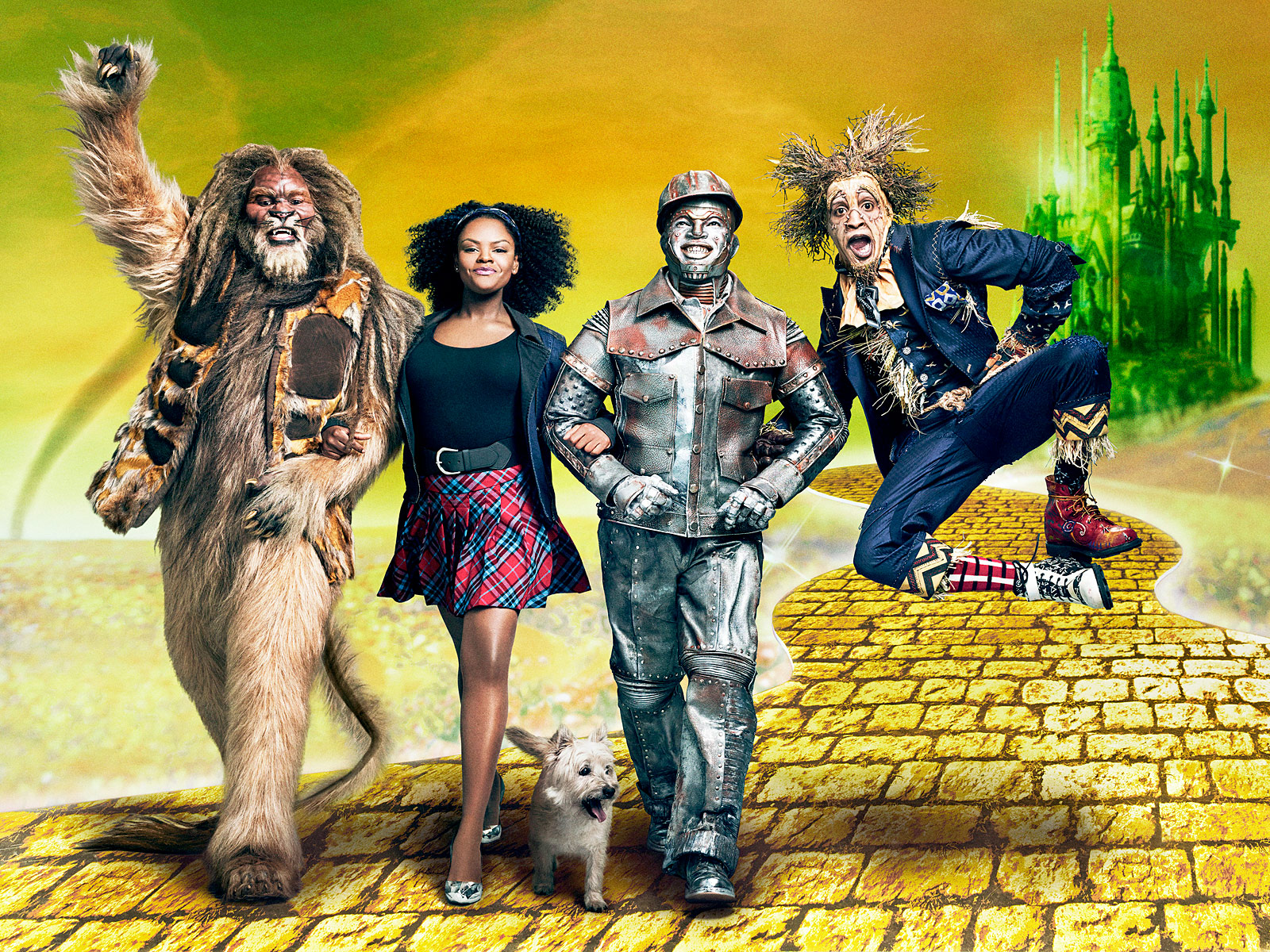 Ne-Yo Is the Coolest Tin Man Ever, Plus More Pics of The Wiz Foursome