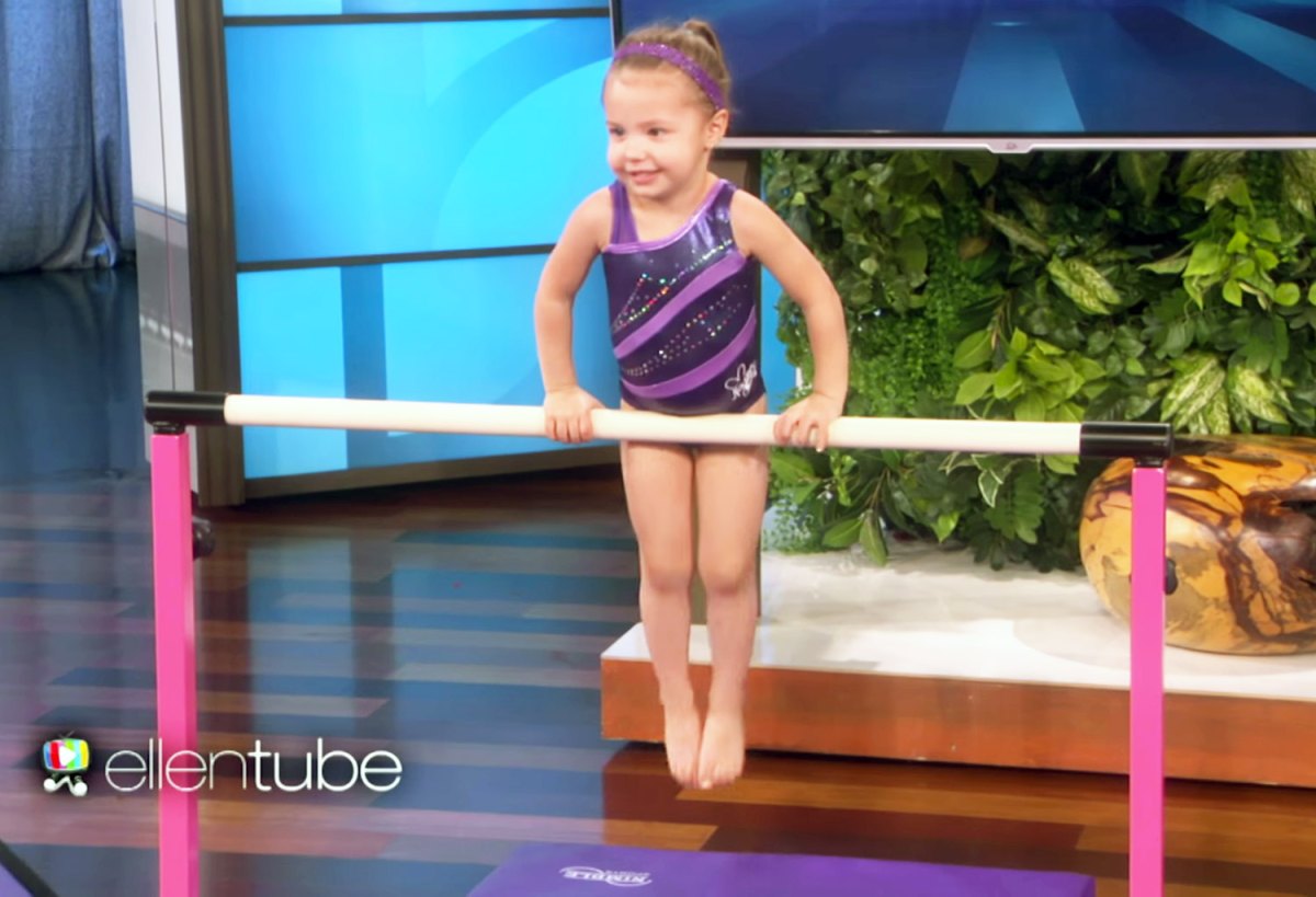 3-Year-Old Gymnast Will Stun You With Her Precise Moves: Watch